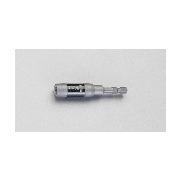 エスコメーカーお問い合わせ：06-6532-6226●商品名…897/4●IMPAKTORシリーズ●六角シャンク…1/4”●六角穴深さ…13mm●全長…75mm（スライド時：最大89mm)●ホルダー幅…φ15mm●重量…55g●軸部に設けら...