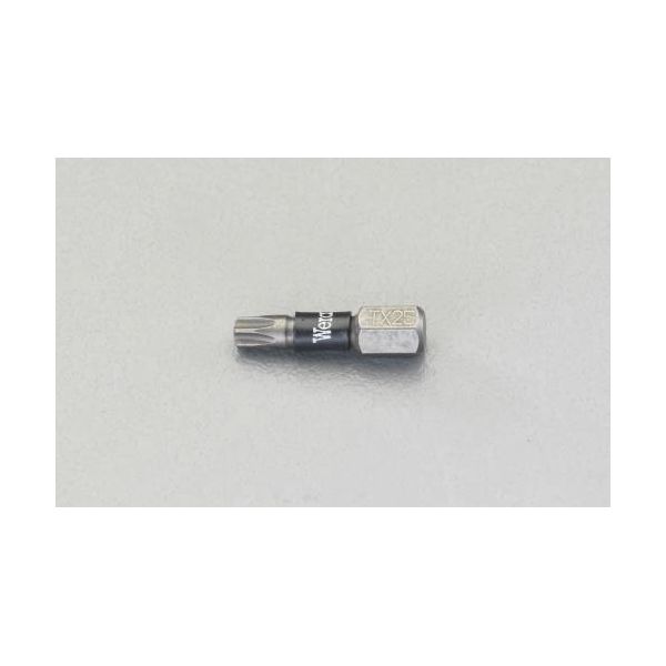 エスコメーカーお問い合わせ：06-6532-6226●商品名…867/1IMP DC●IMPAKTORシリーズ●六角シャンク…1/4”●トルクスビット●サイズ…T25●全長…25mm●重量…4g●インパクトドライバーにも使用可能なビットです...