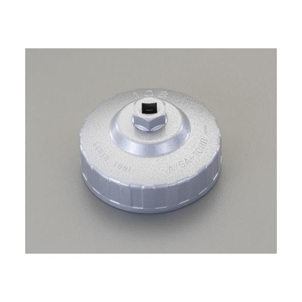 エスコメーカーお問い合わせ：06-6532-6226●差込角…1/2”●六角対辺…27mm●外径…117mm●内径…100.5mm●高さ（H）…64mm●形状…15角●重量…550g●2〜4tクラスのトラック、バス等のエンジンオイルフィルタ...