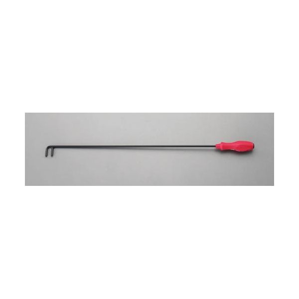 エスコメーカーお問い合わせ：06-6532-6226●先端幅…12mm●サイズ…d：6mm、D：34mm、L（全長）：660mm、L1：540mm●重量…200g●用途…エンジンのVベルトやファンベルト等の交換、配線・配管の引き上げやガイド...
