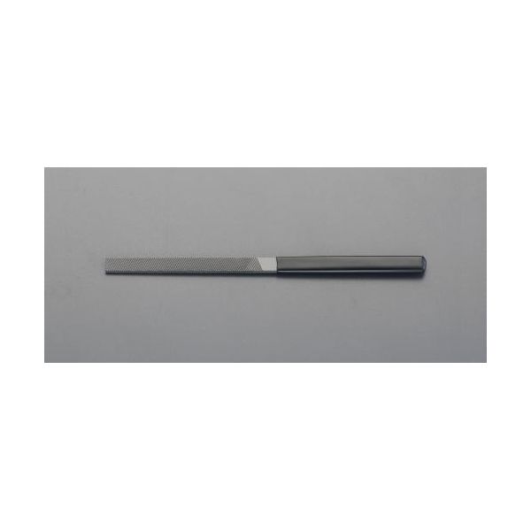 エスコメーカーお問い合わせ：06-6532-6226●全長…215mm●刃長…110mm●幅…11mm●厚み…3.5mm●粗さ…大粗目●材質…合金工具鋼(SKS-8)●用途…鉄・アルミ・プラスチック等、万能に使用できます。