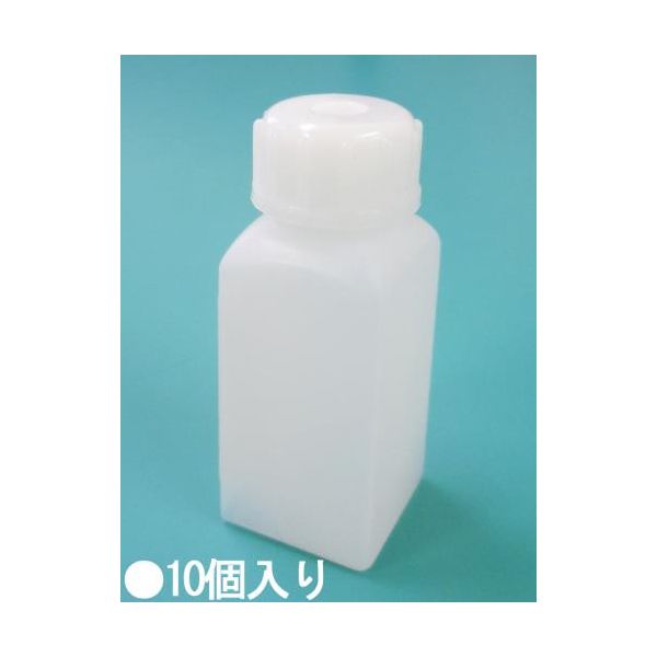 ●材質…ポリエチレン●容量…50ml●サイズ…32×32×90mm●目盛間隔…10ml●フタ内径…17mm●フタは、ねじ式●目盛付き●密閉性を重視していますので中栓を付けています。●正方形なので、隙間なく収納できます。●入数は10個入りです。　