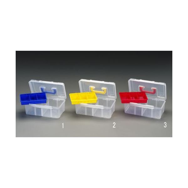 エスコメーカーお問い合わせ：06-6532-6226●商品名…ノベルティボックス●材質…本体：ポリプロピレン、 　　　　　中皿：耐衝撃性コーポリマー、　　　　　ハンドル：耐衝撃性コーポリマー●サイズ…外寸297×180×126mm、　　　　...