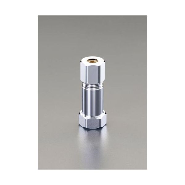 エスコメーカーお問い合わせ：06-6532-6226●ねじ径…G1/2●全長…66mm●材質…黄銅、POM●外径10mm銅管用●パッキン付き