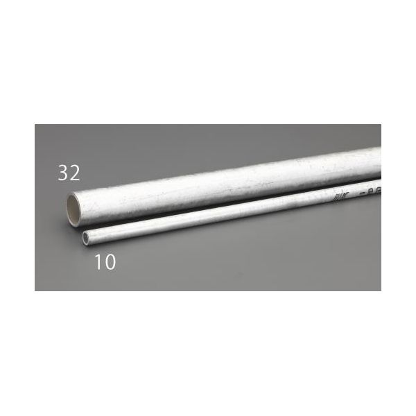 ●呼び…25A●内径…27.6mm●外径…34.0mm●材質…SGP＝配管用炭素鋼鋼管(JIS3452)●ねじ無し●全長…2m●最高使用圧力…1MPa　