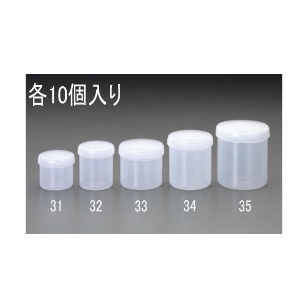●容量…105ml●胴径…67mm●高さ…64mm●フタ内径…57mm●材質…本体・キャップ：ポリプロピレン（PP）、中栓：ポリエチレン（PE）●口径の広いポリプロピレン製の容器です。●フタは、ねじ式、中ブタ付●内部に突起がありません。●ペ...