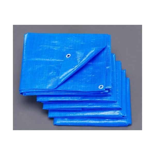 エスコメーカーお問い合わせ：06-6532-6226●厚み…約0.3〜0.4mm●サイズ…2.7×3.6m●材質…ポリエチレン●＃3000●ハトメ付●防水性、耐候性に優れ、軽くて取扱いが便利です。●工事現場の周囲の張り付けに利用可。●入数…5枚