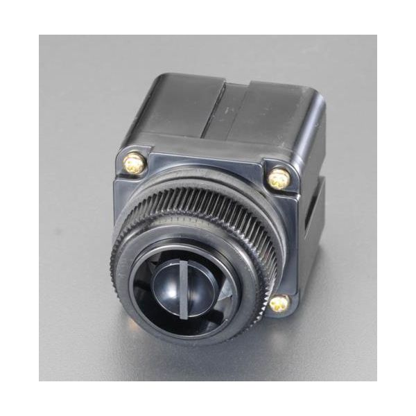 エスコメーカーお問い合わせ：06-6532-6226●パネルカットφ30mm用●サイズ…44×44×73(H)mm●音量調整ツマミ付●定格電圧…AC100V●音量(dB)…80