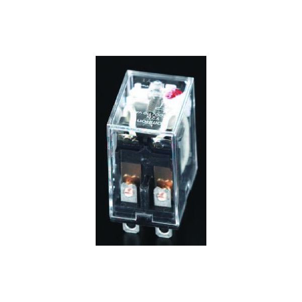 エスコメーカーお問い合わせ：06-6532-6226●極数…2極●接点構成…2c●定格通電電流…5A●接点機構…シングル●使用周囲温度…-55℃〜60℃●サイズ…21.5×28×36mm●仕様…動作表示灯内蔵型●定格電圧…AC100/110V