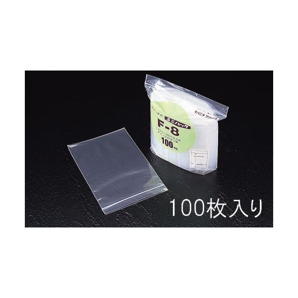 ●商品名…ユニパック●チャック下サイズ(mm)…340×240●厚み(mm)…0.08●重量…13.56g●材質…ポリエチレン●入数…100枚●フィルム厚0.08mmで耐衝撃性に優れたチャック袋です。●PE単層、溶断シール　