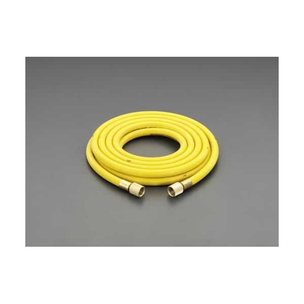 エスコメーカーお問い合わせ：06-6532-6226●ねじサイズ…3/8”フレア●使用圧力…5.17MPa●全長…2.5m