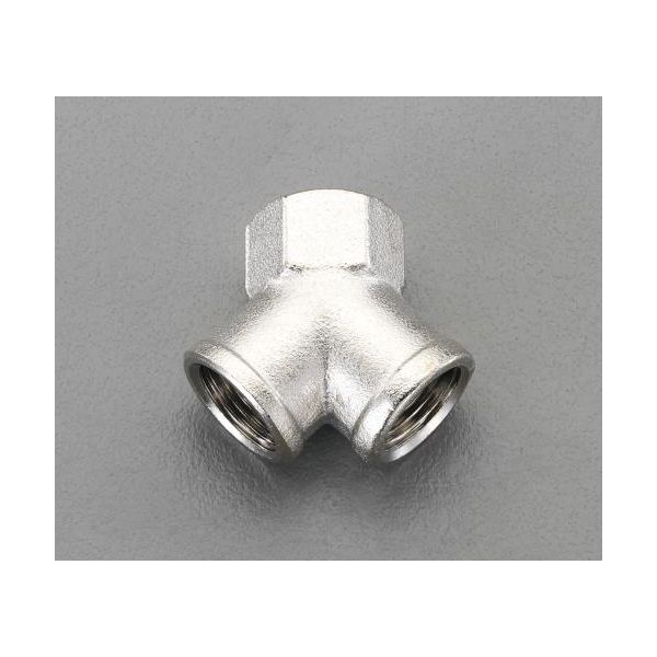 ●材質…真鍮（ニッケルメッキ）●最高使用圧力…0.8MPa●ねじ径…G（PF）1/4”●六角対辺…17mm●ねじ有効長…11mm●重量…約36g