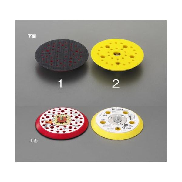エスコメーカーお問い合わせ：06-6532-6226●パッドの硬度…スタンダード●サイズ…φ125mm●重量…100g●適合品番…EA162MB用