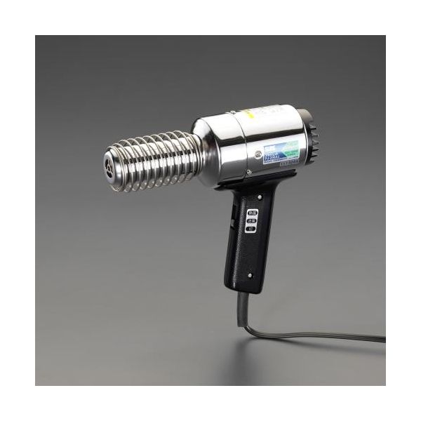 ●電源…AC100V（50/60Hz)●消費電力…1000W●温風温度…450℃●風量…0.18m3/min●風速…1000m/min●スイッチ…3段切替スイッチ（切・送風・熱風）●材質…鋼板、合成樹脂●コード長…3m●サイズ…φ70(W)...