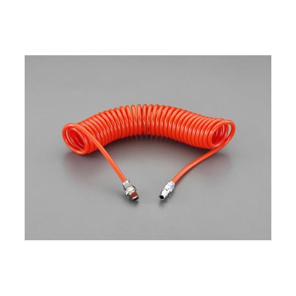 エスコメーカーお問い合わせ：06-6532-6226●常用圧力…1MPa（150PSI）●使用範囲…4.5m●全長…6m●内径…5mm●外径…8mm●材質…ウレタン樹脂●付属品…R1/4”スイベル(雄)、　　　　　　 ニットータイププラグ●...