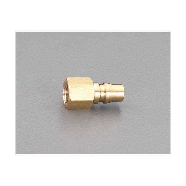 ●型…20型●材質…真鍮●シール材質…ニトリルゴム●使用温度範囲…-20℃〜＋80℃●使用圧力…1.0MPa●ねじサイズ…Rc（PT）3/8”●全長…36.5mm●適用流体…空気・水●バルブ構造…片路開閉型●重量…44g●流体はソケット側か...