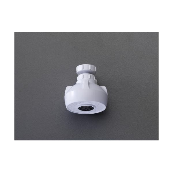 エスコメーカーお問い合わせ：06-6532-6226●ヘッド径…φ56mm●全長…57.5mm●材質…ABS・ポリアセタール●ねじサイズ…W22山20●使用温度…1〜60℃●重量…63g●泡沫とシャワーの切替式●クビフリ機能付き（左右で25...
