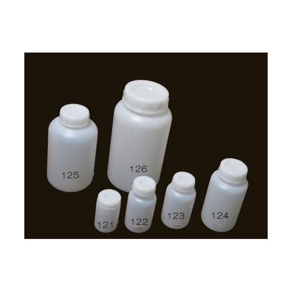 エスコメーカーお問い合わせ：06-6532-6226●容量…250ml●フタ内径…42mm●口内径…31.42mm●胴径…63.5mm●高さ…120mm●重量…32g●材質…HDPE（高密度ポリエチレン）●ふたはネジ式●中ぶた付
