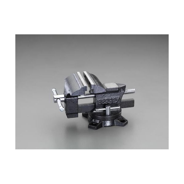 エスコメーカーお問い合わせ：06-6532-6226●口幅…115mm●最大開口…115mm●口の深さ…45mm●パイプ固定能力径…25mm●重量…5kg●材質…鋳鉄●270°回転ベース