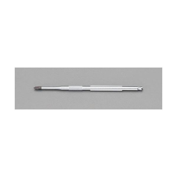 エスコメーカーお問い合わせ：06-6532-6226●サイズ…#1●軸長…110mm●全長…190mm●重量…39g●クロムメッキ仕上げ●マグネット付き●適合ドライバー…EA723PB-11、-12EA723PB-21、-22EA550CA...
