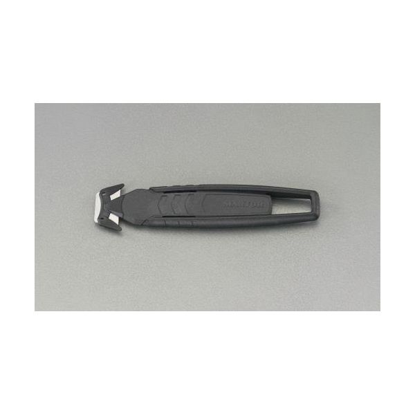 ●用途：使い捨て開梱用カッター●材質：刃：スチール、本体：プラスチック●全長：147mm●最大幅：37mm、厚み：10mm●刃幅：16mm●刃厚：0.29mm●刃長：28mm、 カット幅：6.2mm●刃形状：ストレートタイプ●重量：24g●...