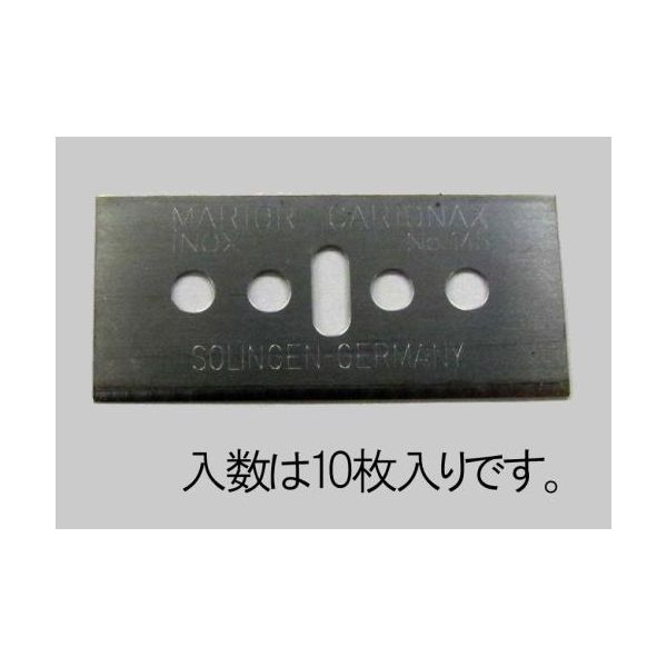 エスコメーカーお問い合わせ：06-6532-6226●EA589CW-10， 旧CT-15用替刃●材質…刃：スチール●刃長…39mm●刃幅…18.5mm●刃厚…0.3mm●プラスチックケース入り●ケースサイズ…46×22×9mm●重量…約1...