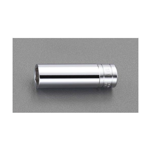 エスコメーカーお問い合わせ：06-6532-6226●差込角…3/8”●サイズ…S：17mm、D1：24mm、D2：22mm、H：17mm、L：70mm、l：58.5mm●重量…130g●六角タイプ