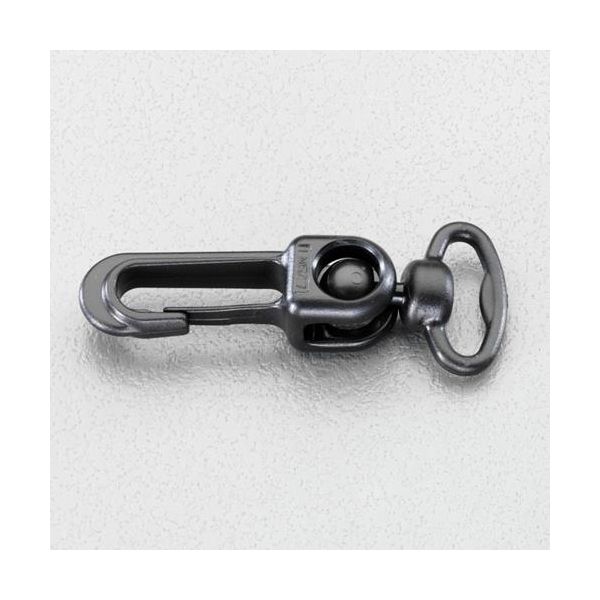 ●材質…ポリアセタール樹脂●サイズ　A…15mm●サイズ　B…20mm●サイズ　C…52mm●開口幅…4.0mm●平均使用荷重…27.2kg●入数…5個●フック部分は360゜どの方向にもスムーズに揺動および回転します。
