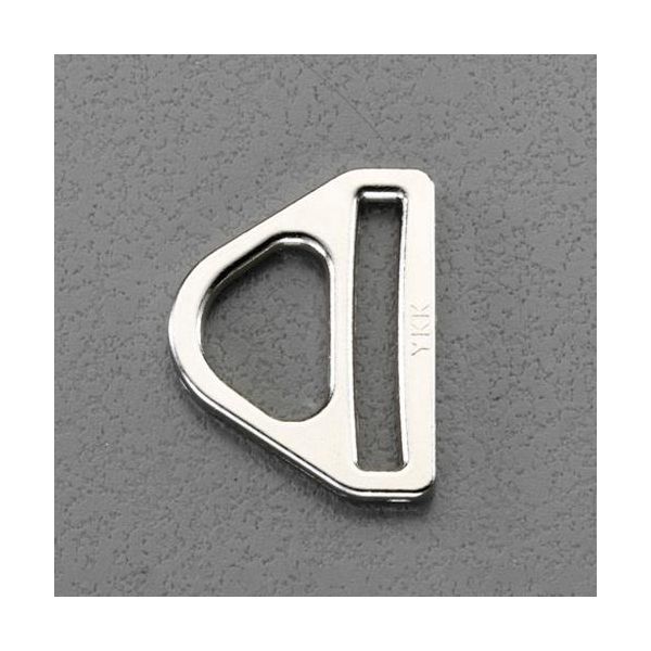 ●材質…亜鉛ダイカスト●適用バンド幅（A）…25mm●サイズ(B×C×D)…32×23×2mm●入数…5個●リング部分を狭くしたことで、ナスカンとDカンが安定します。●湾曲構造のカン部分がテープの片寄りを抑えます。