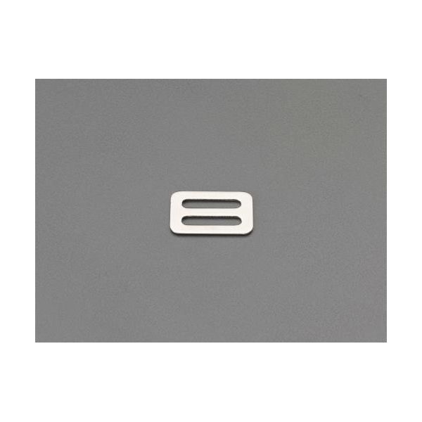 エスコメーカーお問い合わせ：06-6532-6226●適用バンド幅…30mm●サイズ…39.1×29.1mm●板厚…2.0mm●重量…11g●材質…鉄(ニッケルメッキ)●用途…平バンド用金具●入数…5個