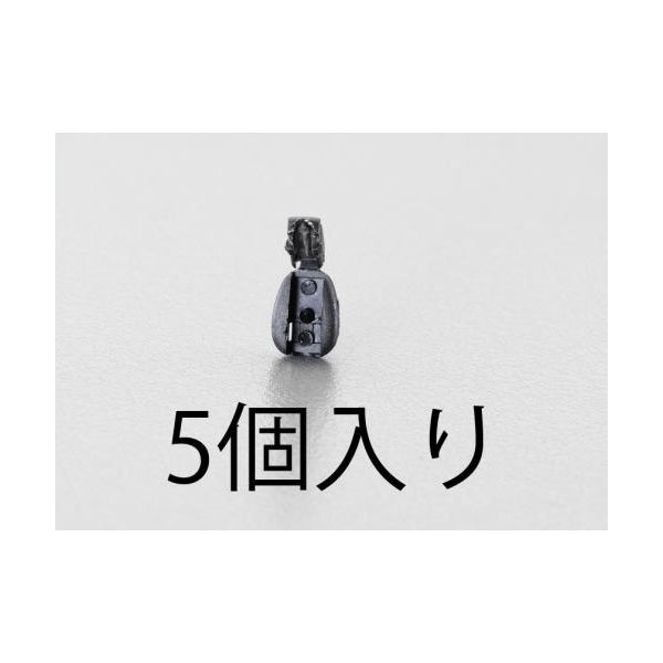 ●材質…ポリアセタール樹脂●用途…1本紐用●適用コード径…4mm●サイズ(B×C)…13×38mm●使用時サイズ（B×D）…13×19mm●入数…5個●はめ込みタイプで、一度はめると外れません。●後付けの「はめ殺し」タイプ●芯入り化繊紐φ約...