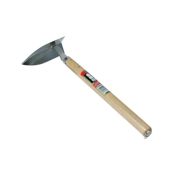 エスコメーカーお問い合わせ：06-6532-6226●全長…380mm●刃幅…140mm●重量…0.3kg●柄部長さ…300mm●材質…刃先：ステンレス刃物鋼、柄部：天然木●用途…草削り作業●さびにくく、切れ味がよい刃を使用しています。●両...