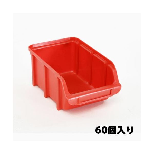 ●材質…高衝撃性プラスチック●耐薬品性●積み重ね可能●外寸(mm)W×D×H…103×165×74●入数…60個●カラー…赤