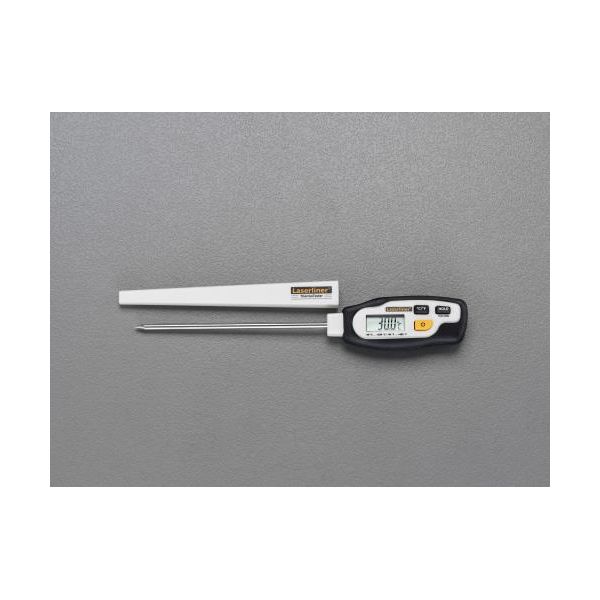 ●測定範囲…-40〜250℃●分解能…0.1℃●精度…1.5％±2℃●電源…LR44×1個（付属）●本体サイズ…33×210×20mm●プローブサイズ…120mm●重量…40g●機能…最高最低温度表示、データホールド機能、オートパワーオフ（...