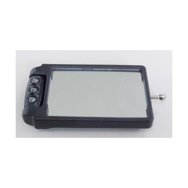 ●点検ミラー(EA724CD-30)用交換ヘッド●角度を調整できるLEDライト(3個)付き●ライトのスイッチはミラー裏側にあります