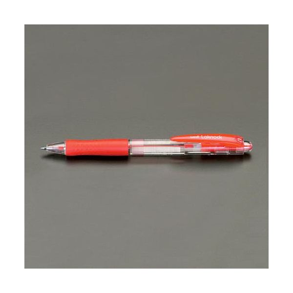 エスコメーカーお問い合わせ：06-6532-6226●商品名…ベリー楽ノック●全長…140mm●ボール径…0.7mm●重量…8.7g●ノック式●インク色…赤●替芯…EA765MG-161(黒）、MG-162(赤）、(旧)MG-163(青）●...