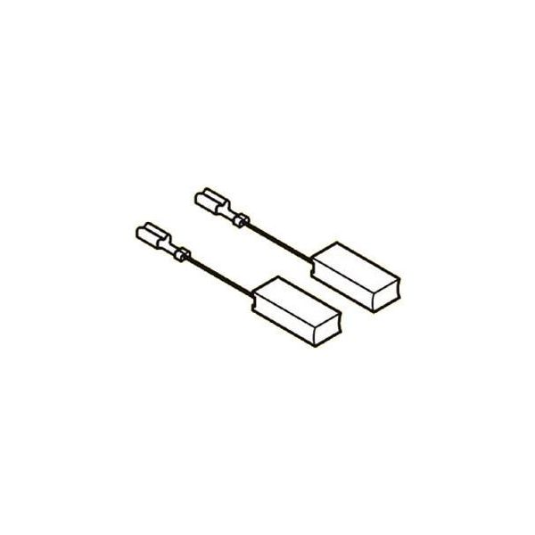 エスコメーカーお問い合わせ：06-6532-6226●EA810TS-2用カットオフカーボンブラシ●電圧…AC100V用●交換の際は2個とも同時に交換して下さい。●カットオフカーボンは摩耗限度まで使用すると自動的に通電を停止し、交換時期をお...