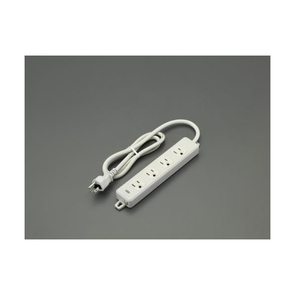 エスコメーカーお問い合わせ：06-6532-6226●サイズ…241.5×44×25.5mm●重量…600g●定格…15A・125V（1500W）●コンセント数…2P×4口(接地型)●コード長…3m●通電しているかが一目で分かるパイロットラ...
