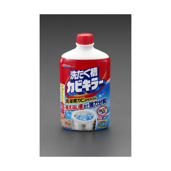 エスコメーカーお問い合わせ：06-6532-6226●洗濯槽専用クリーナー●内容量…550g●塩素系●液性…アルカリ性●カビ胞子除去率99.9%。見えない菌まで強力分解●除菌・消臭効果