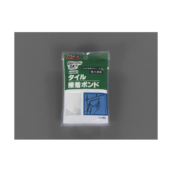 ●施工面積…100×100mmの角タイルが約20〜30枚貼れます。●硬化時間…約1〜2時間（気温によって変わります。）●カラー…ホワイト●内容量…400g●成分…アクリル・スチレン系エマルション、無機質充填剤●屋内乾燥面用●ペースト状の為、...