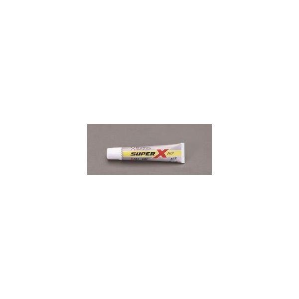 ●商品名…スーパーX●内容量…20ml(チューブ入)●総重量…55g●成分…アクリル変成シリコーン樹脂●カラー…淡黄色半透明●使用温度範囲…-60〜120℃●抜群の耐久性・耐熱性・耐水性・耐衝撃性。●透明なプラスチックの接着にも目立たないク...