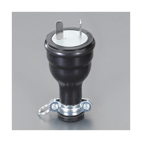 エスコメーカーお問い合わせ：06-6532-6226●定格容量…20A・250V●2P●適用電線…2mm2・3.5mm2●サイズ…φ54×90mm●防水●RoHS対応品●防水プラグ