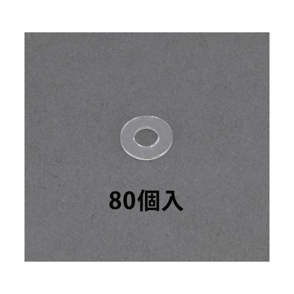 ●材質…ポリカーボネート●サイズ…M6●内径×外径×厚み…6.5×13×1mm●入数…80個