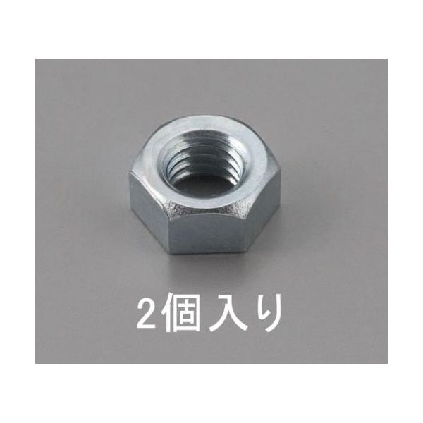 エスコメーカーお問い合わせ：06-6532-6226●材質…鉄(ユニクロメッキ)●サイズ…M18●ピッチ…2.5●入数…2●六角対辺(mm)…27●袋入り●並目ねじ