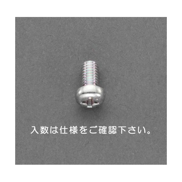 エスコメーカーお問い合わせ：06-6532-6226●全ねじ●材質…鉄(三価クロメート)●頭形状…（+）ナベ頭●サイズ…M2×20mm●ピッチ…0.4●入数…25個●並目ねじ●強度区分…4.8