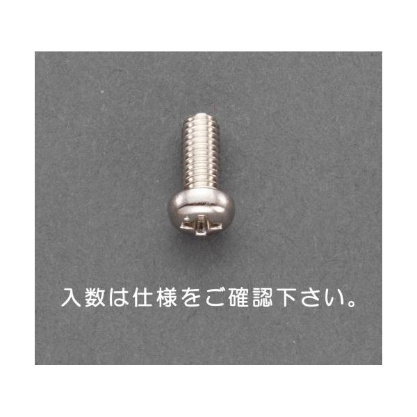 エスコメーカーお問い合わせ：06-6532-6226●材質…真鍮（ニッケルメッキ）●頭形状…(+)ナベ頭●全ねじ●サイズ…M6×12mm●ピッチ…1●入数…16個●並目ねじ