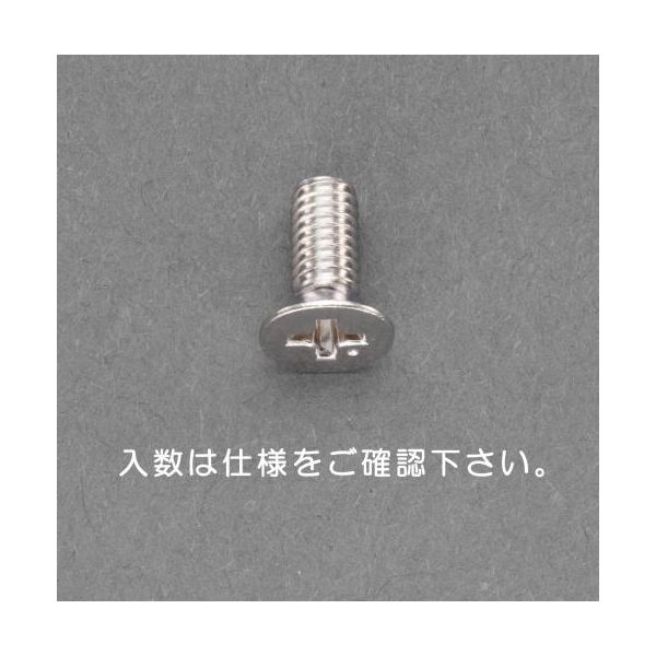●材質…真鍮(ニッケルメッキ)●頭形状…(＋)皿頭●全ねじ●サイズ…M2×5●ピッチ…0.4●入数…110個●並目ねじ