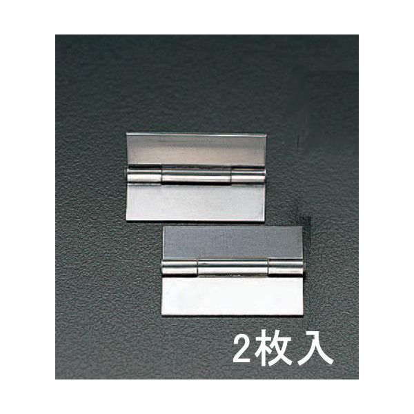 エスコメーカーお問い合わせ：06-6532-6226●全長…89mm●幅…56mm●厚み…1.7mm●材質…スチール●入数…2枚●穴なし●生地仕上げ●JIS規格品●取付ねじ無し
