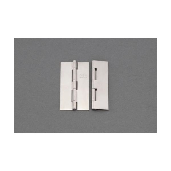 エスコメーカーお問い合わせ：06-6532-6226●長さ×幅×厚み…32×22×0.8mm(A×B×C)●穴径…穴なし●材質…ステンレスSUS304●仕上げ…バレル研磨●入数…2個●ステンレス製で耐久性に優れます。●取付ねじ無し