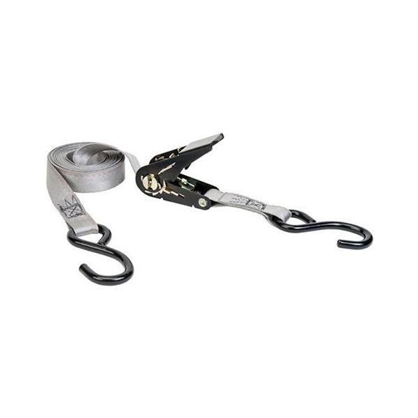 エスコメーカーお問い合わせ：06-6532-6226●使用荷重…225kg●ベルトの長さ…固定側：0.19m、調整側：4.2m●ベルト幅…25mm●ベルト材質…ポリエステル●フック径…φ10mm●フック長…100mm●フック口幅…28mm●...